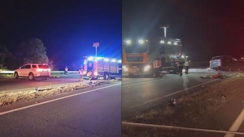 Cinco muertos y cuatro heridos tras choque frontal en Chillán